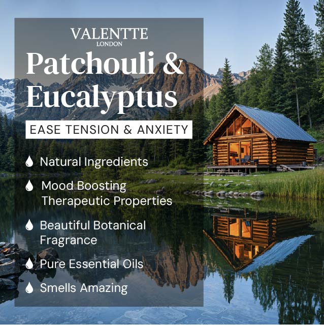 100ml Diffuser Refill – Patchouli & Eucalyptus – Valentte.com